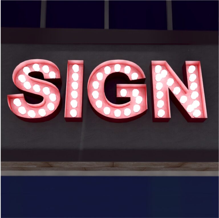 Shop – Signage Details