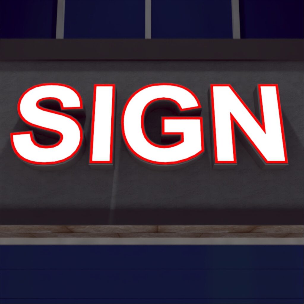 Signage Details – Resource Hub